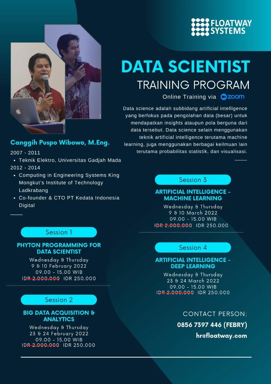 Data Scientist Training Program | Store PT. Floatway System